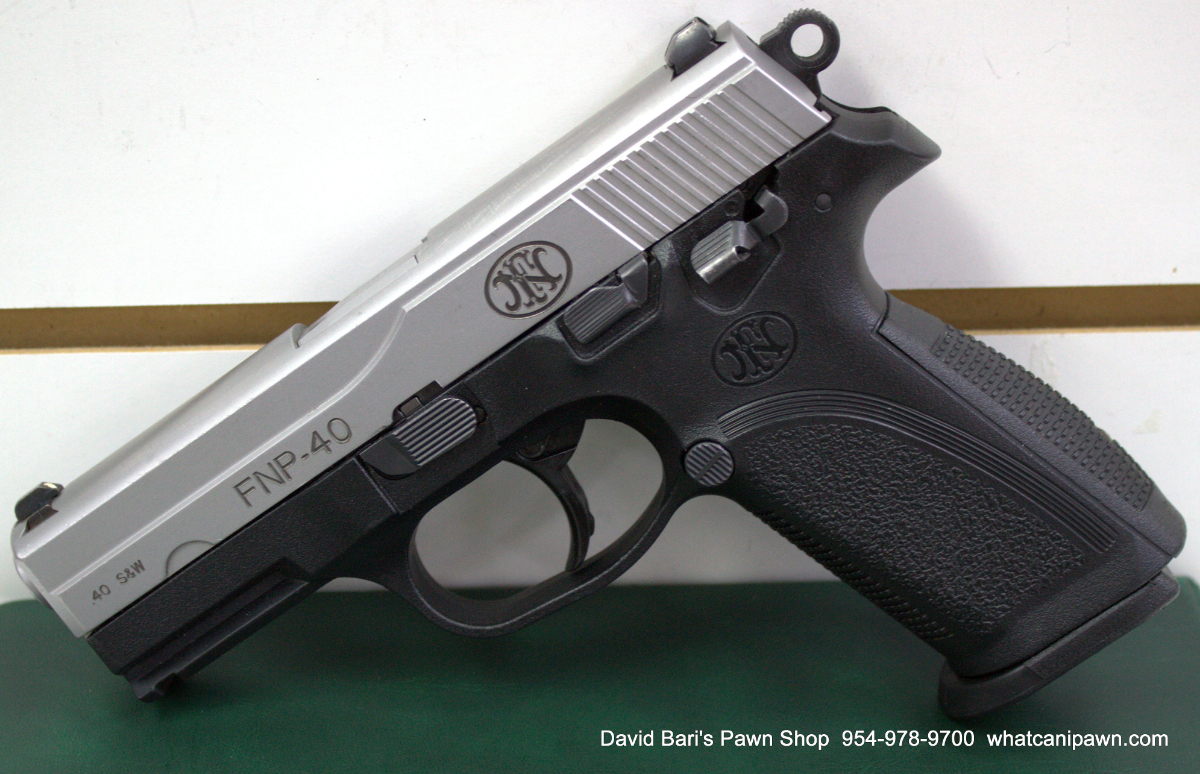 Fnh Fn Fnp-40 Pistol .40 S&W 14rd Stainless Steel .40 S&W For Sale at ...