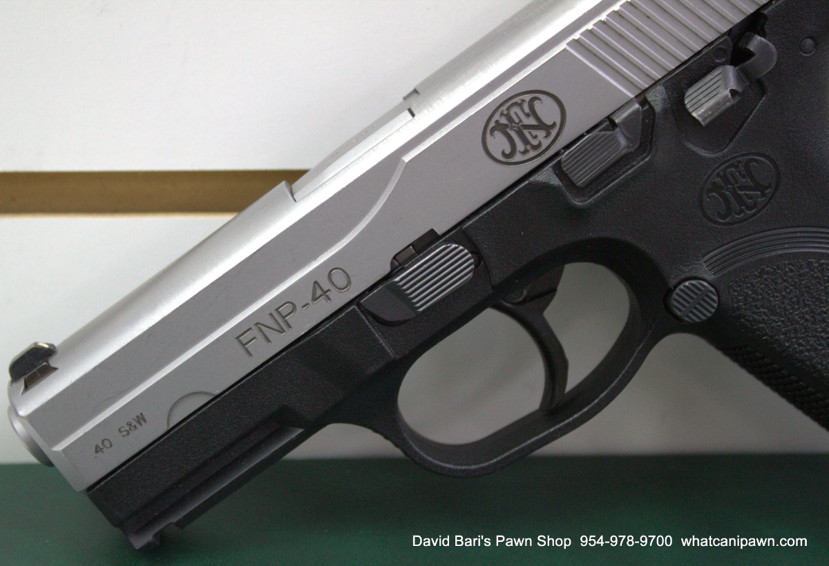 Fnh Fn Fnp-40 Pistol .40 S&W 14rd Stainless Steel .40 S&W For Sale at ...