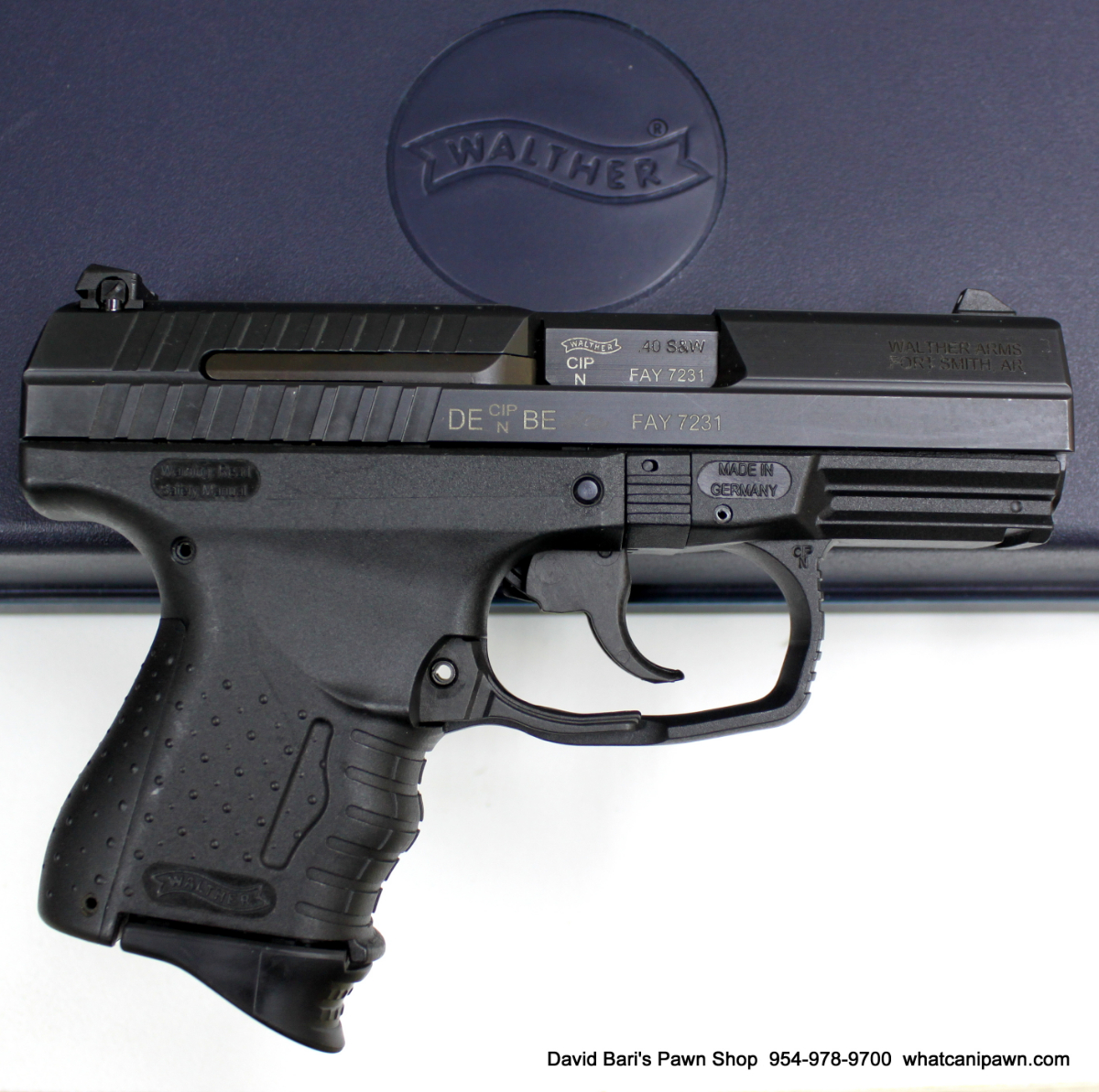 Walther Arms P99C AS Cal.40 S&W 3.5" 8rd Compact Semi-Auto Pistol .40 S ...