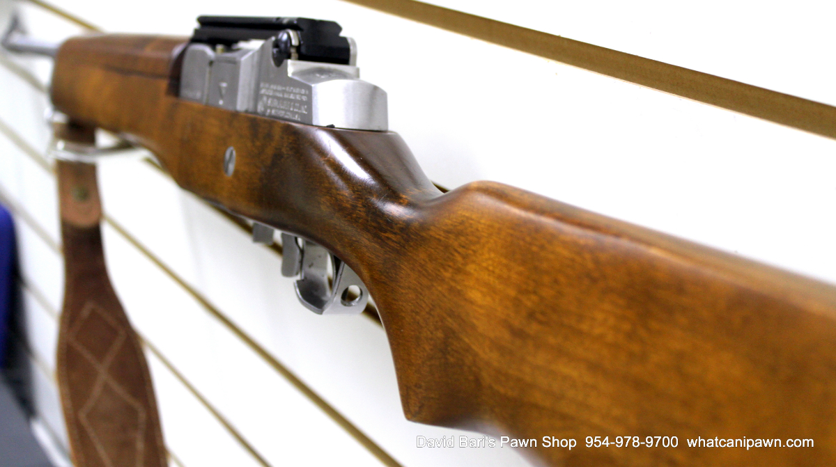 Sturm, Ruger Mini-14 Cal. 223 18.5" Walnut/Stainless Ranch Semi-Auto ...
