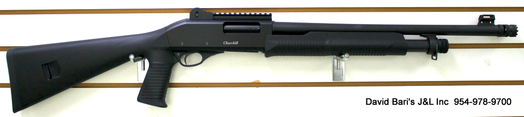 EAA AKKAR 612 Churchill Pistol Grip Pump Self Defense 12GA Shotgun 12 ...
