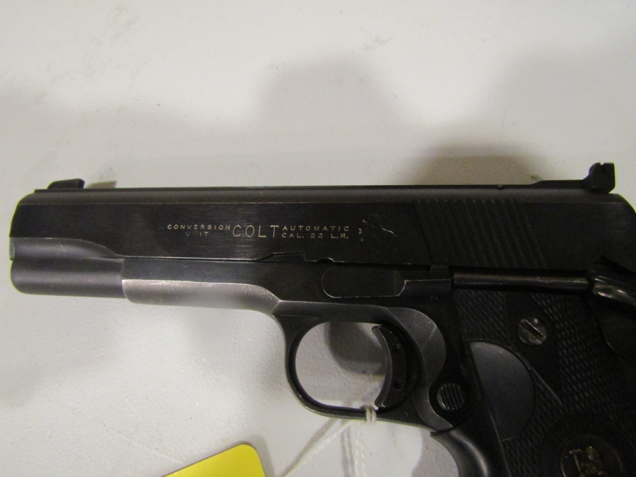 Colt 22 Conversion Kit On A 1911 Frame .22 Lr For Sale at GunAuction ...