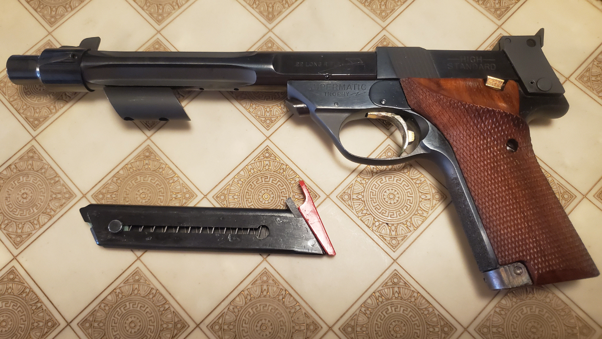 High Standard Supermatic Trophy Model 106 Military. 22 Long Rifle ...