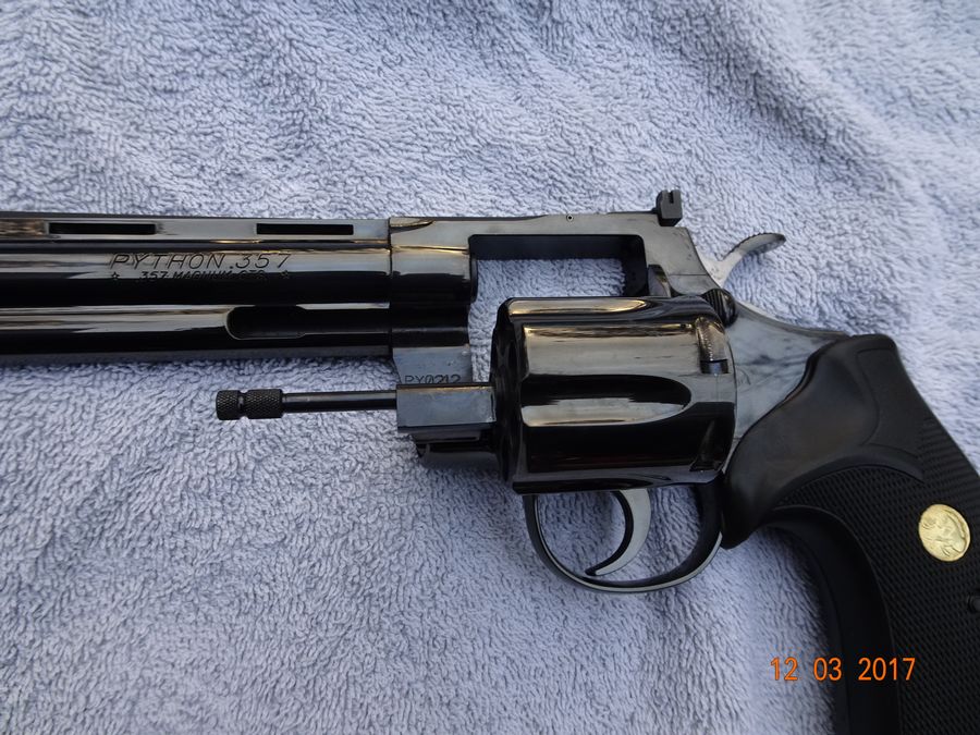 COLT PYTHON COLT PYTHON 357 Magnum 6 inch Blued Original Owner
