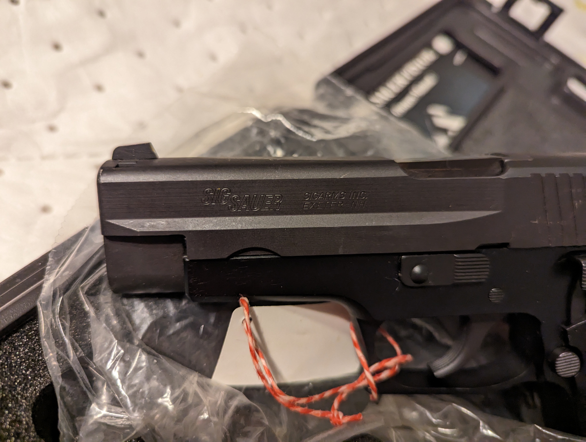 SIG Sauer 38 Super with American magzine release .38 Super 17302234 ...