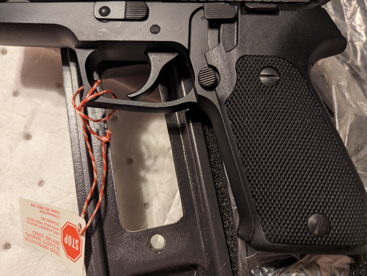 SIG Sauer 38 Super with American magzine release .38 Super 17302234 ...