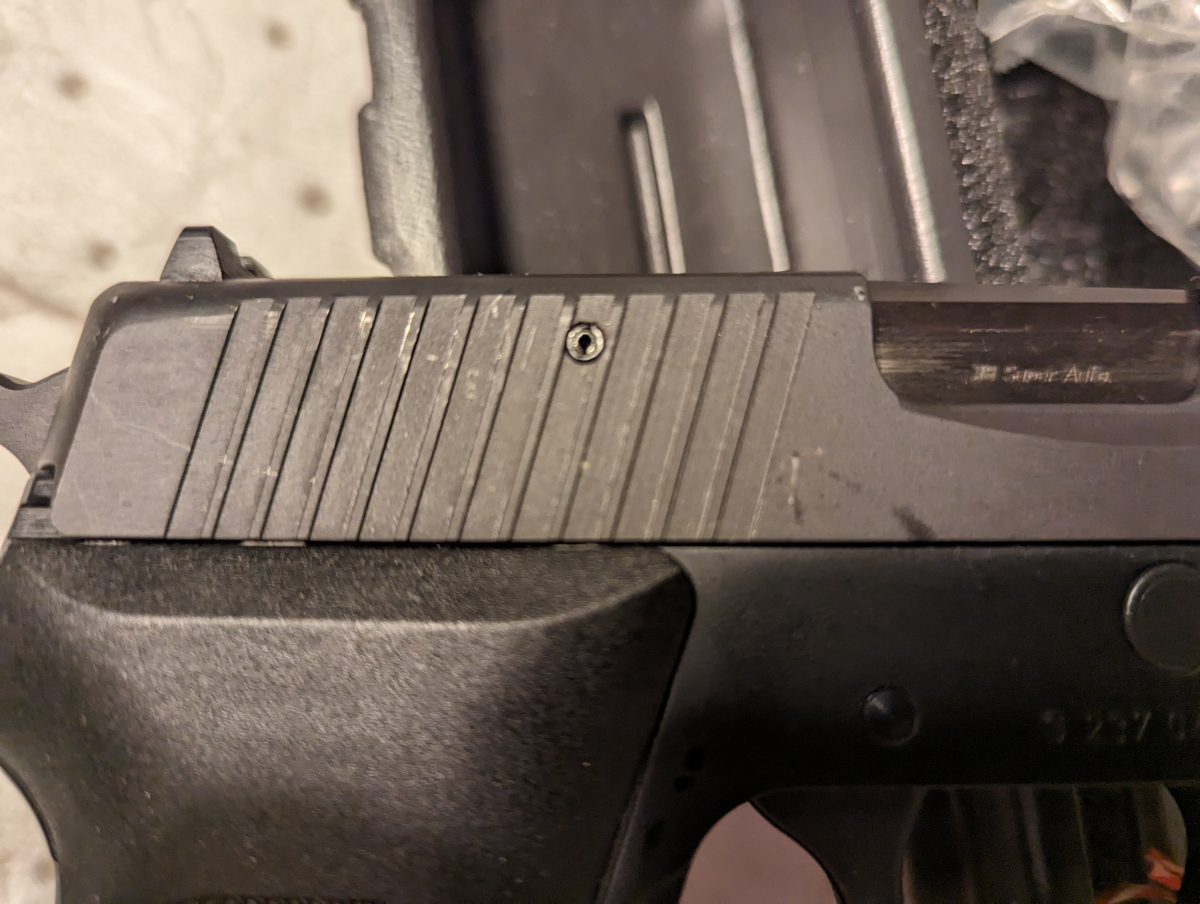 SIG Sauer 38 Super with American magzine release .38 Super 17351655 ...