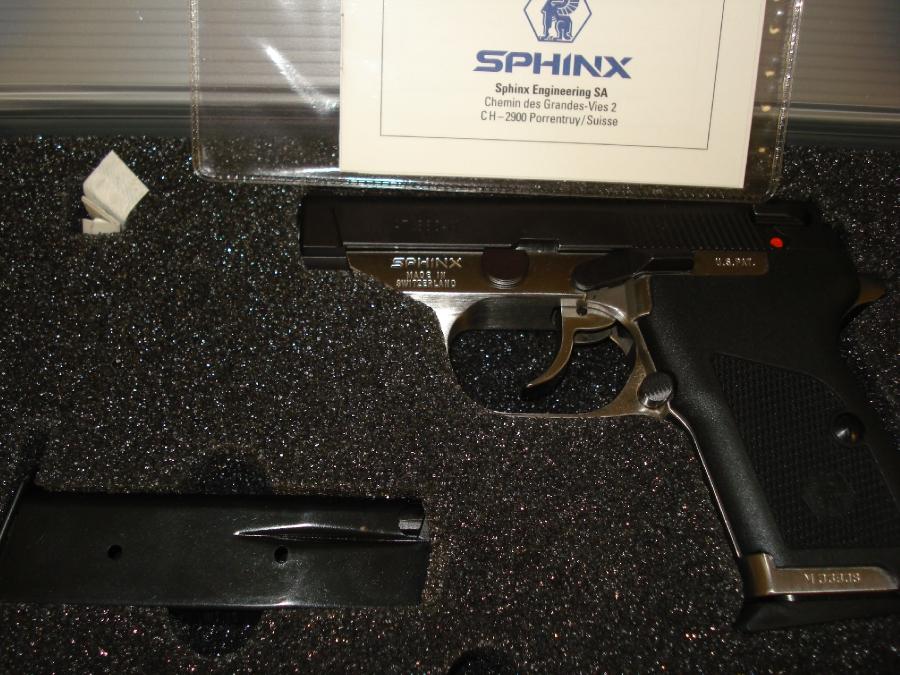 Sphinx Pistolet Mdl 380m Sphinx Pistolet Model 380m 380 Cal Ln In Box ...