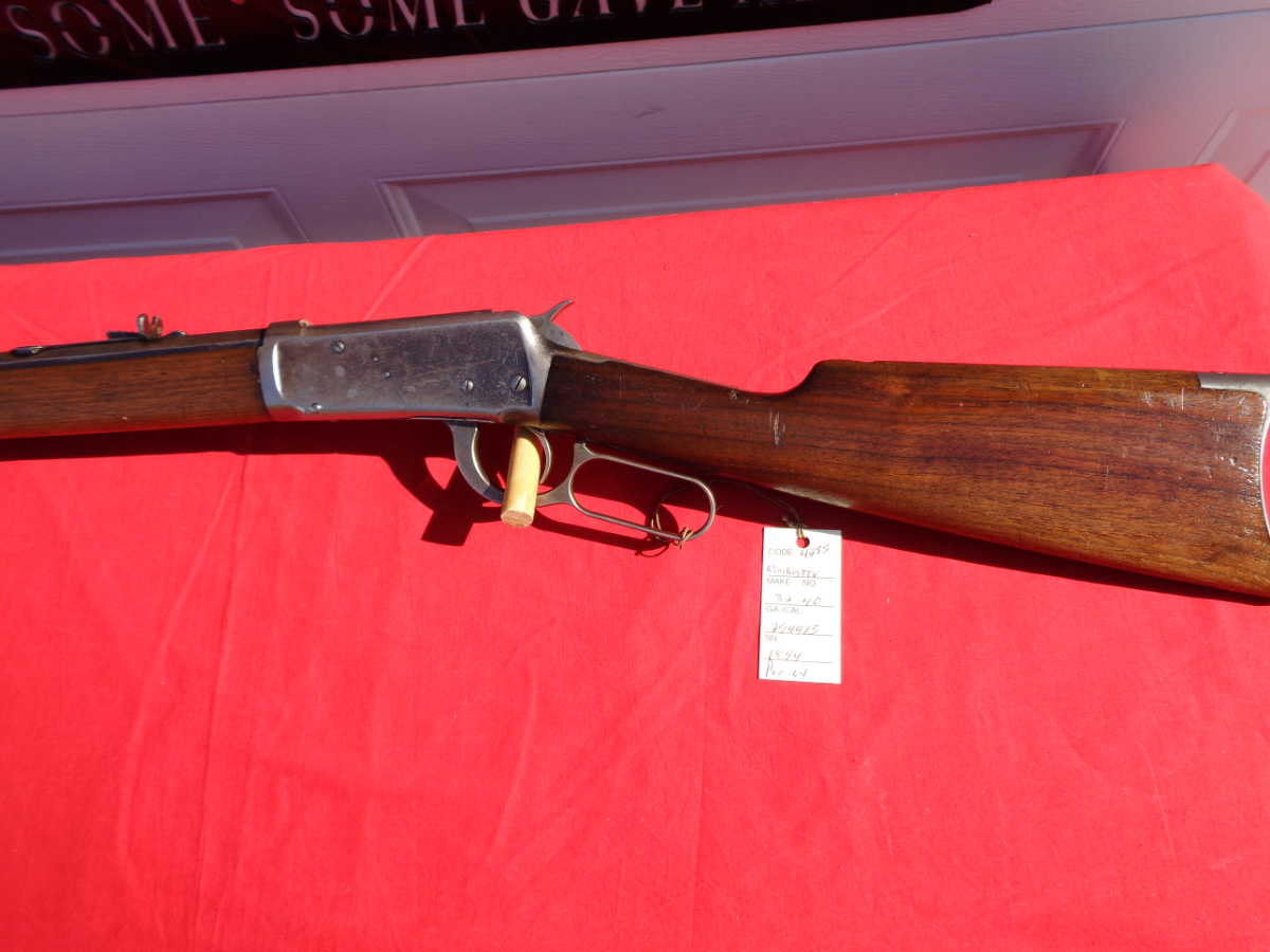 1894 Winchester Long Hex Barrel 32-40 26 Inch Barrel .32-40 Winchester ...