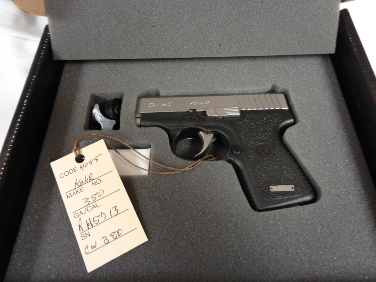 This Is A Kahr Arms Cw380 In The Original Factory Box. .380 Acp For ...