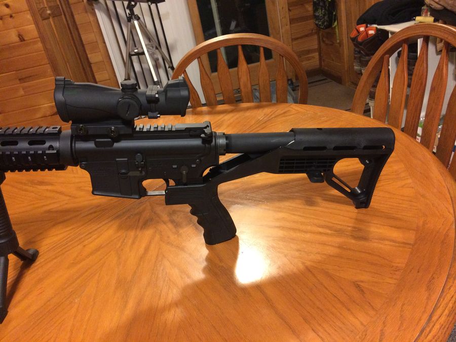 Bump Fire Stock For Ar15 For Sale at GunAuction.com - 14503152