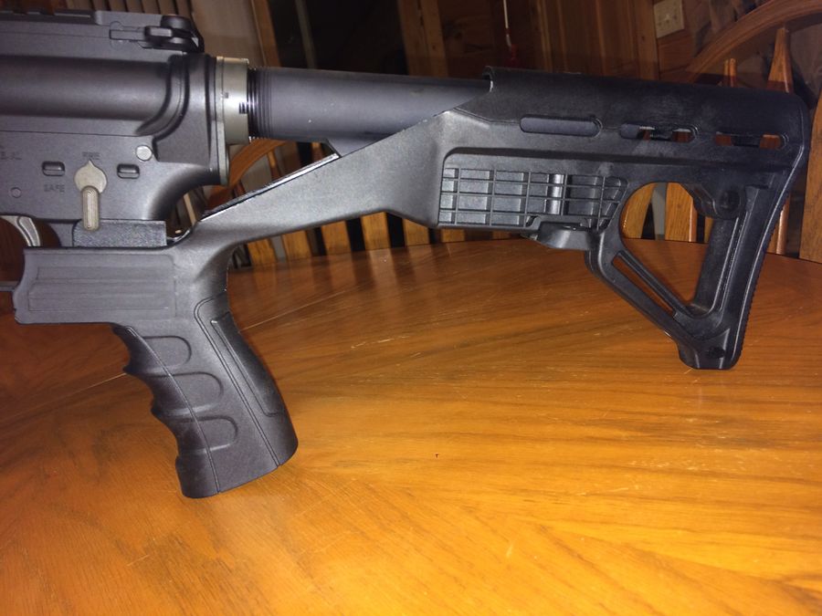 Bump Fire Stock For Ar15 For Sale at GunAuction.com - 14503152