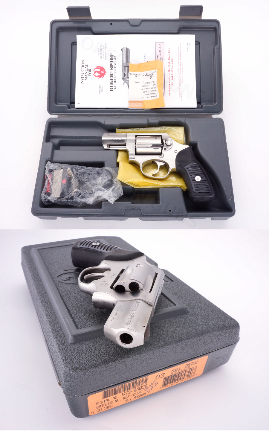 Sturm Ruger Sp101 Stainless Bobbed Hammer Revolver 573-94038 .357 ...