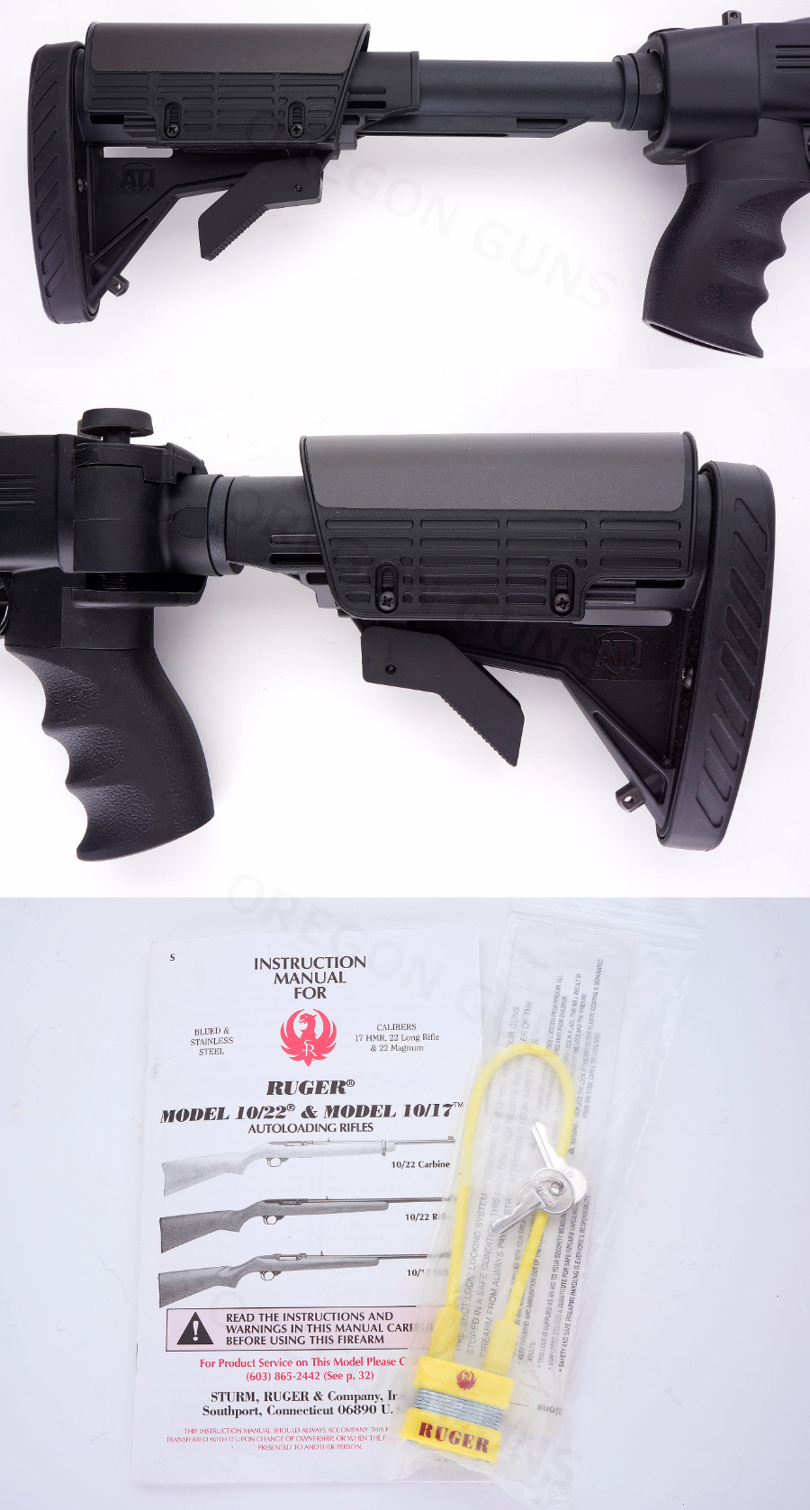 Sturm Ruger Carbine 10/22 Threaded Barrel Red-Dot Fold Stock 25865620 ...