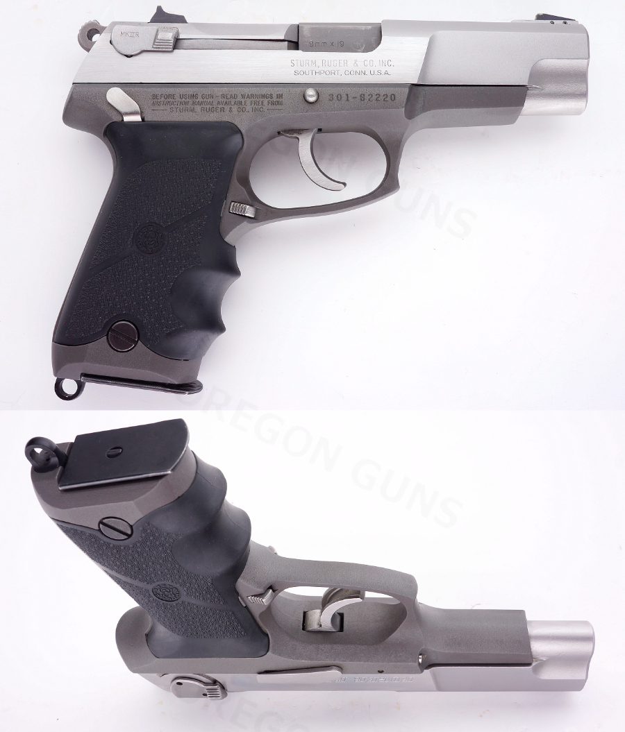 Sturm Ruger P85 Stainless Steel 3 15-Shot Mags Sn# 301-82220 9mm Luger ...