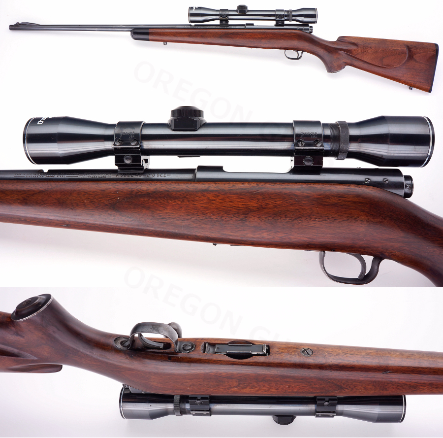 Winchester Model 43 Bolt Rifle With Extras C&R Ok Sn# 17006a .218 Bee ...