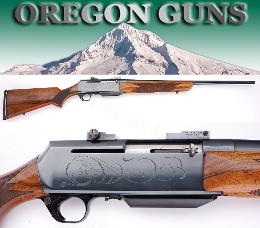 Browning Bar Grade Ii Semi Rifle .338 Winchester Mag Mfg 1970 Sn ...