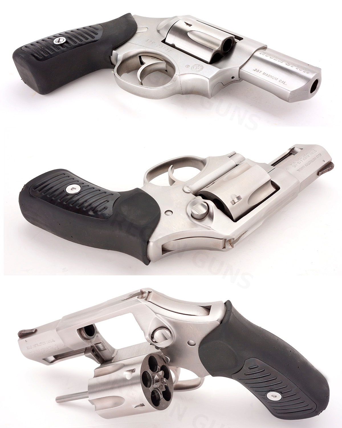 Sturm Ruger Sp101 Stainless .357 Mag Bobbed Revolver Sn# 573-94038 .357 ...
