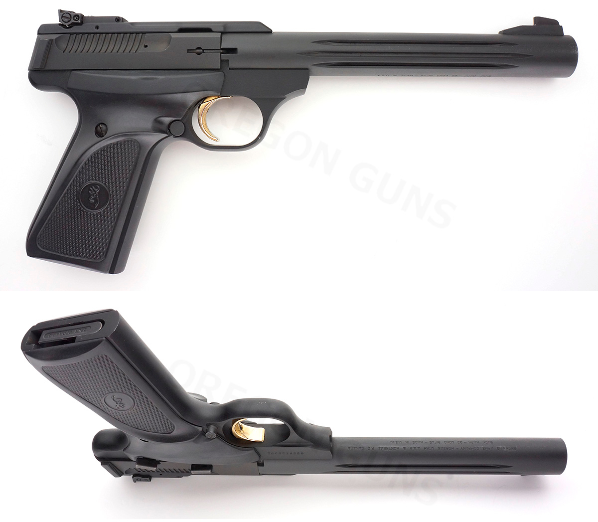 Browning Buck Mark Bullseye Target Pistol Fluted Barrel 22lr Sn ...