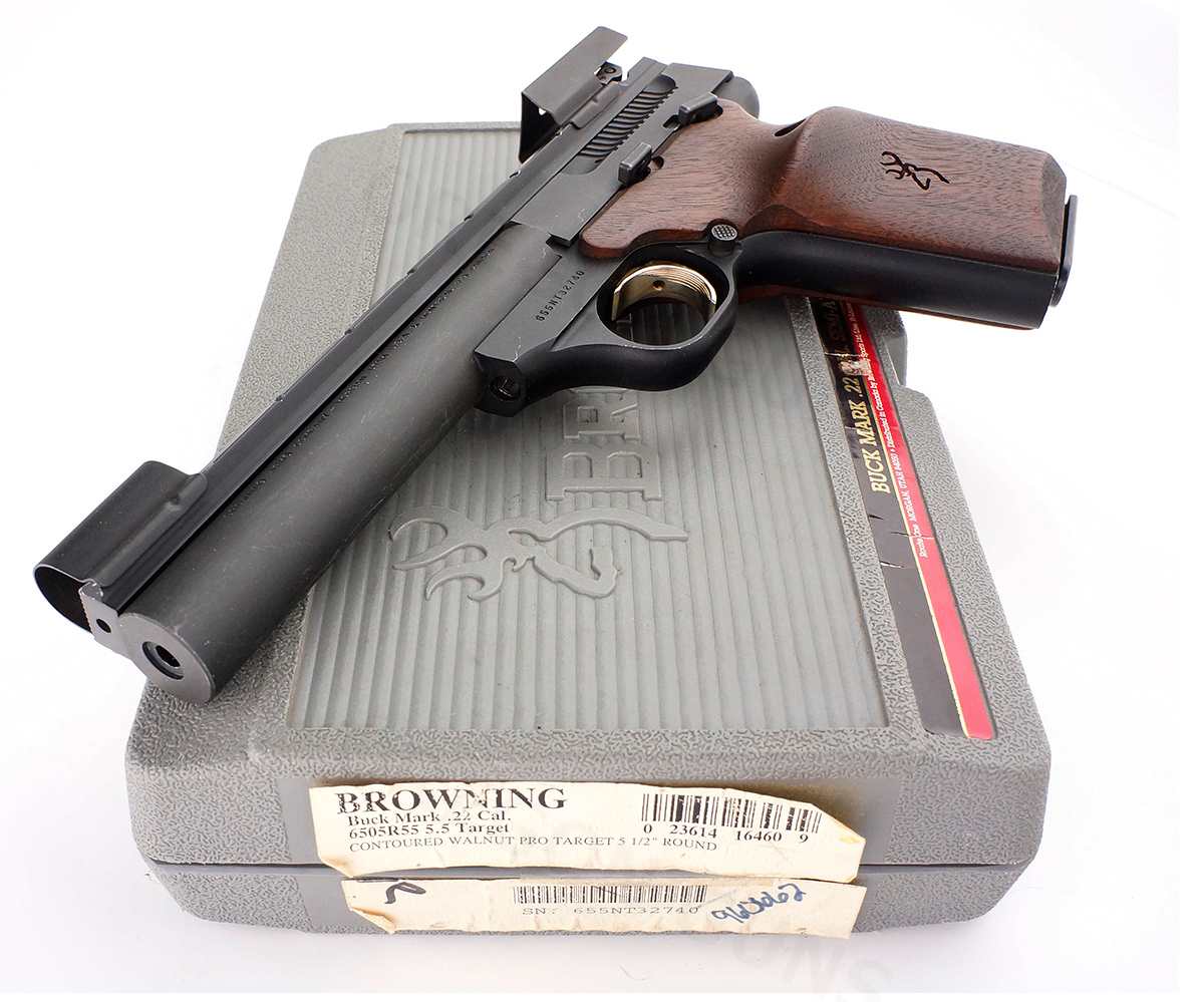 Browning Buck Mark Target Bull Barrel .22lr Pistol Sn# 655nt32740 .22 ...
