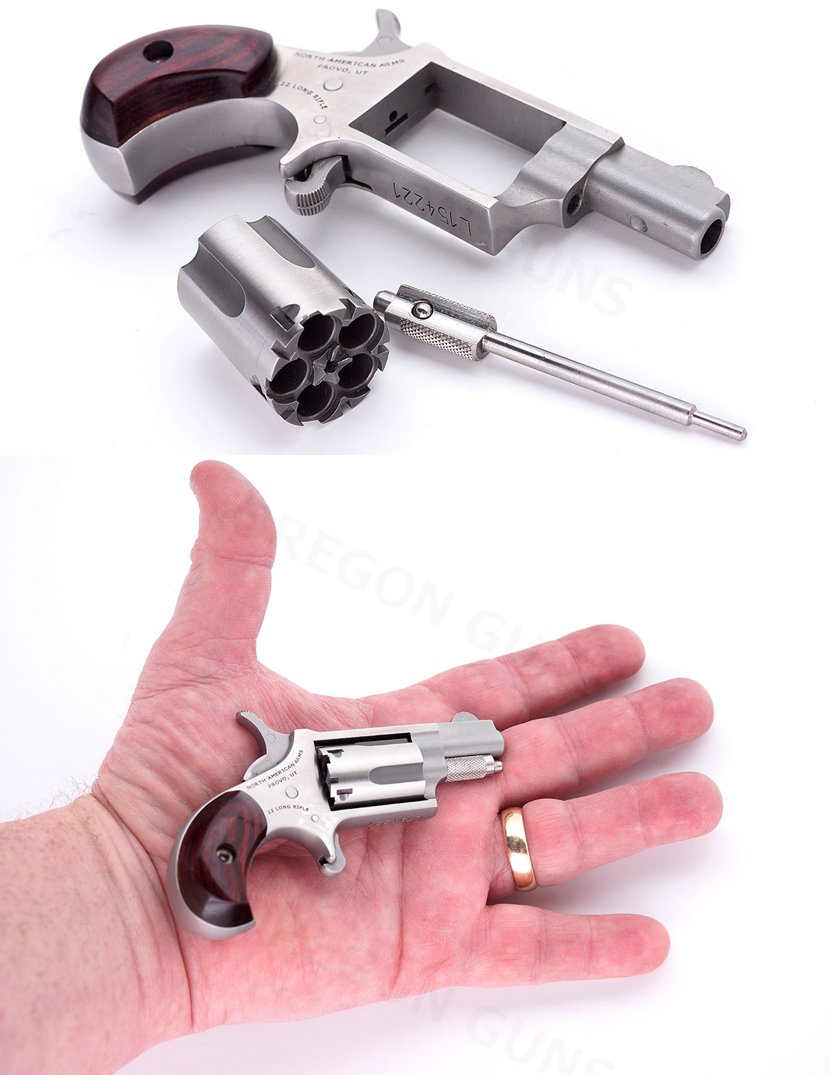 North American Arms Naa Stainless Mini Revolver .22lr Sn# L154221 .22 ...