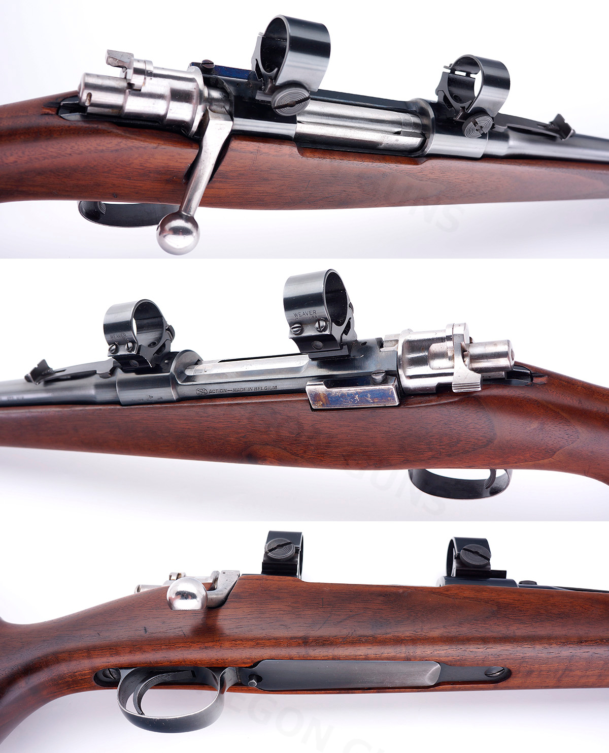 Jc Higgins Model 50 Commercial 98 Mauser Bolt Action Rifle .270 Win C&R ...