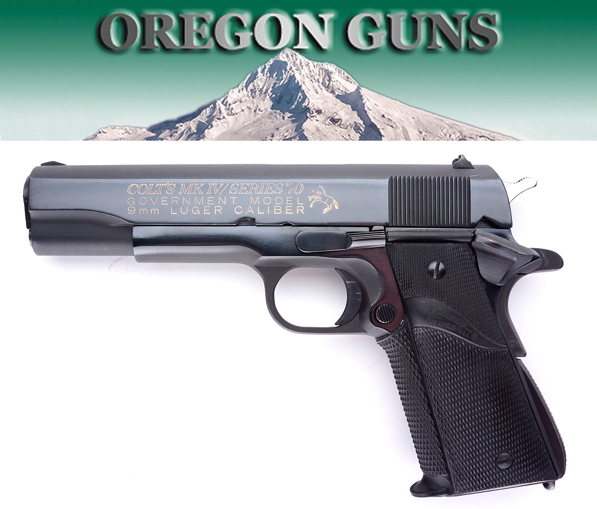 Colt Mfg Co Inc Government Model Mk Iv Series 70 (1911) 9mm Luger ...