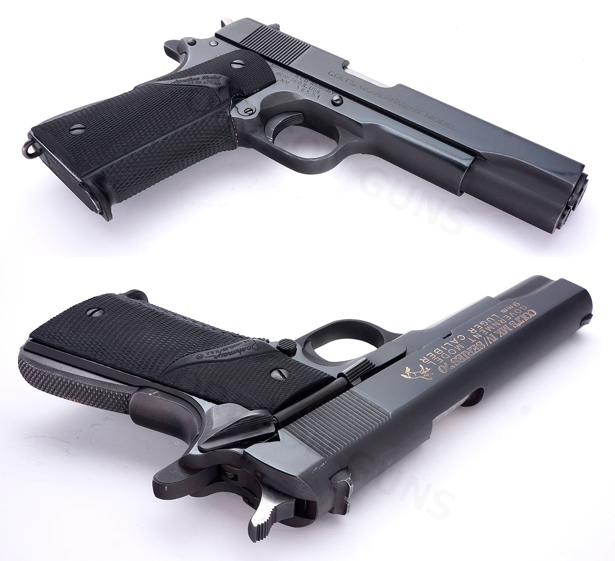 Colt Mfg Co Inc Government Model Mk Iv Series 70 (1911) 9mm Luger ...