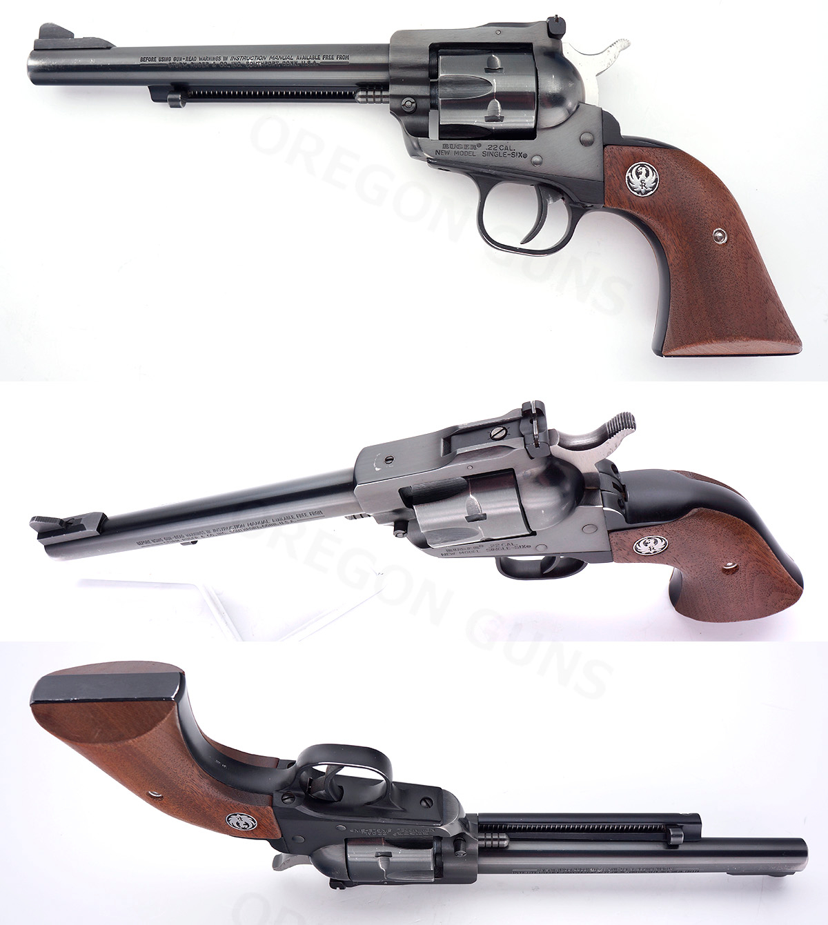 Sturm Ruger New Model Single Six Convertible Revolver .22 Lr / .22 Mag ...