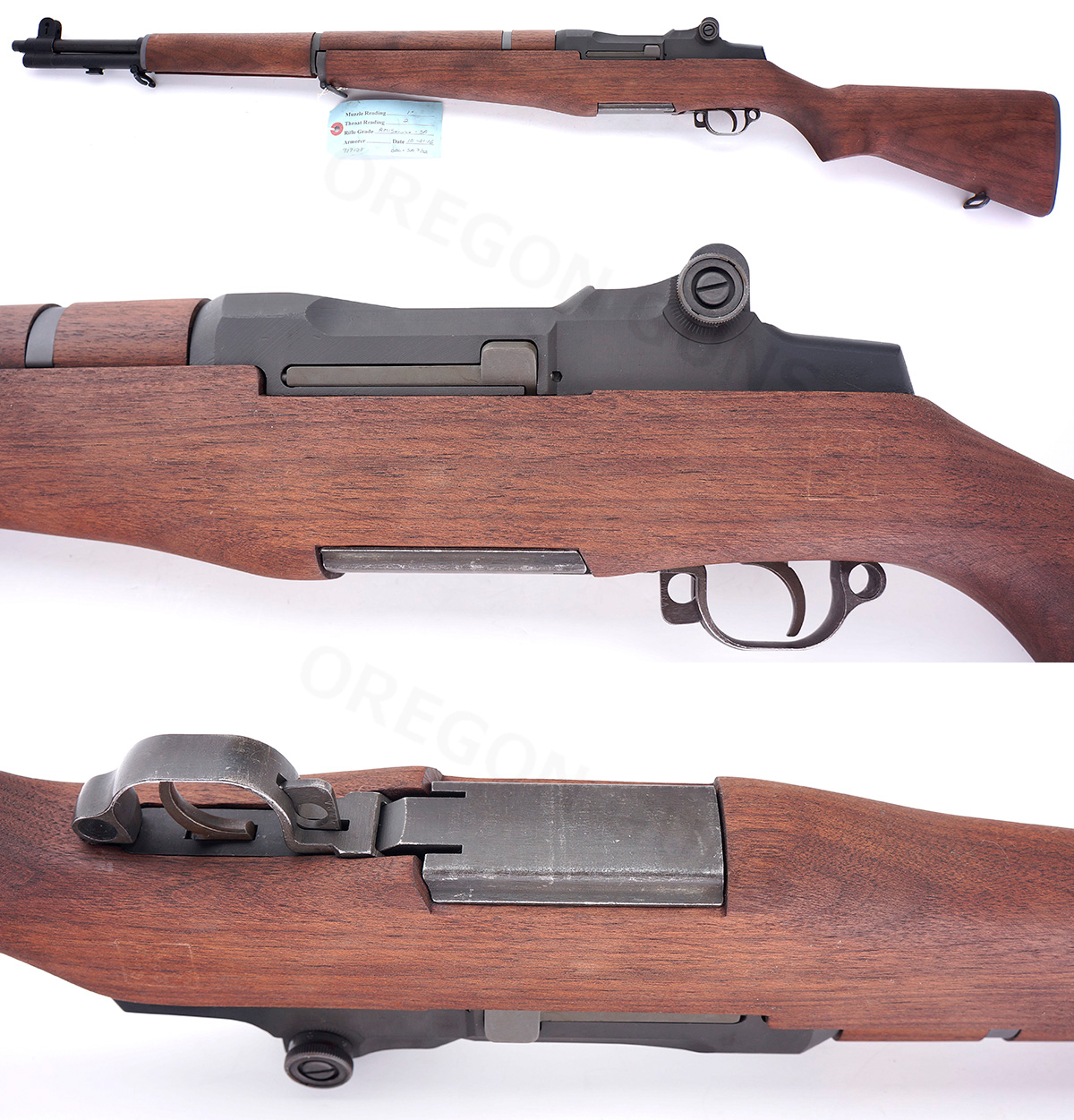 Springfield Armory Wwii M1 Garand Semiautomatic 30-06 Rifle Mfg 1942 C ...