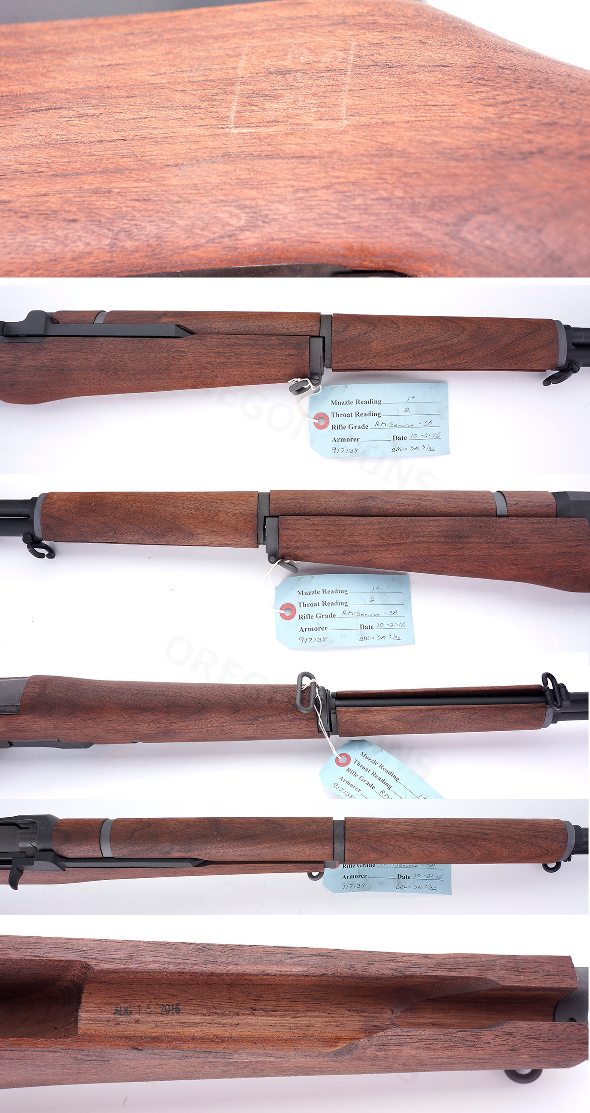 Springfield Armory Wwii M1 Garand Semiautomatic 30-06 Rifle Mfg 1942 C ...