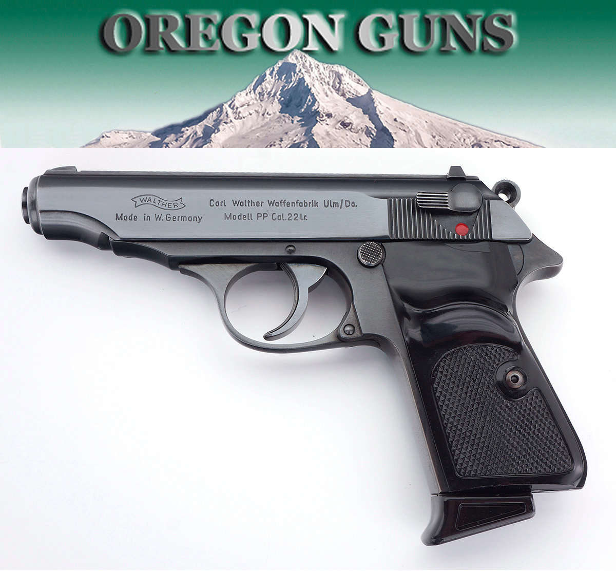 Walther Interarms Model Pp West German .22 Lr Pistol Mfg 1982 Excellent ...