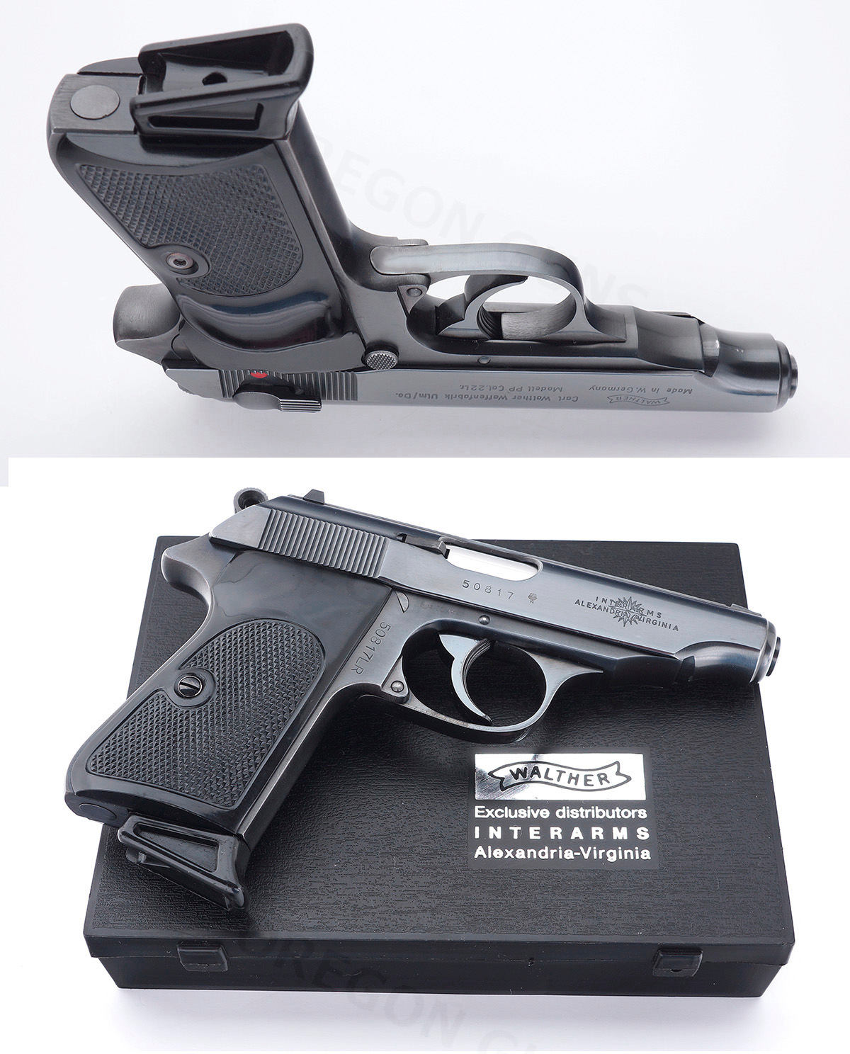 Walther Interarms Model Pp West German .22 Lr Pistol Mfg 1982 Excellent ...