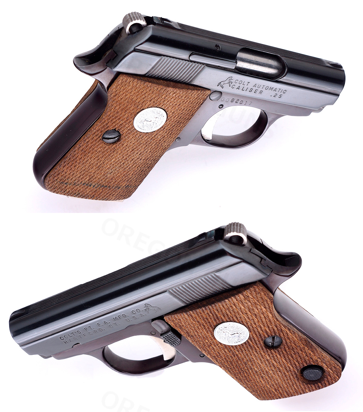 Colt Mfg Co Inc Junior Pocket Automatic Pistol .25 Acp Sn# Od82017 .25 ...