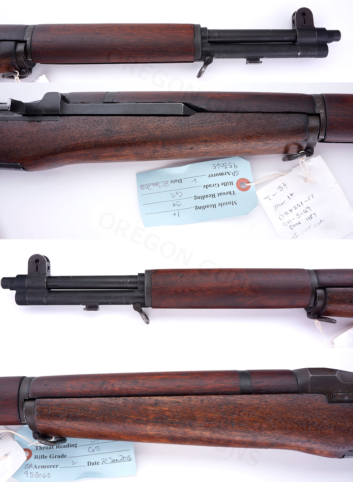 Springfield Armory Wwii M1 Garand Semiautomatic 30-06 Rifle Mfg 1949 C ...