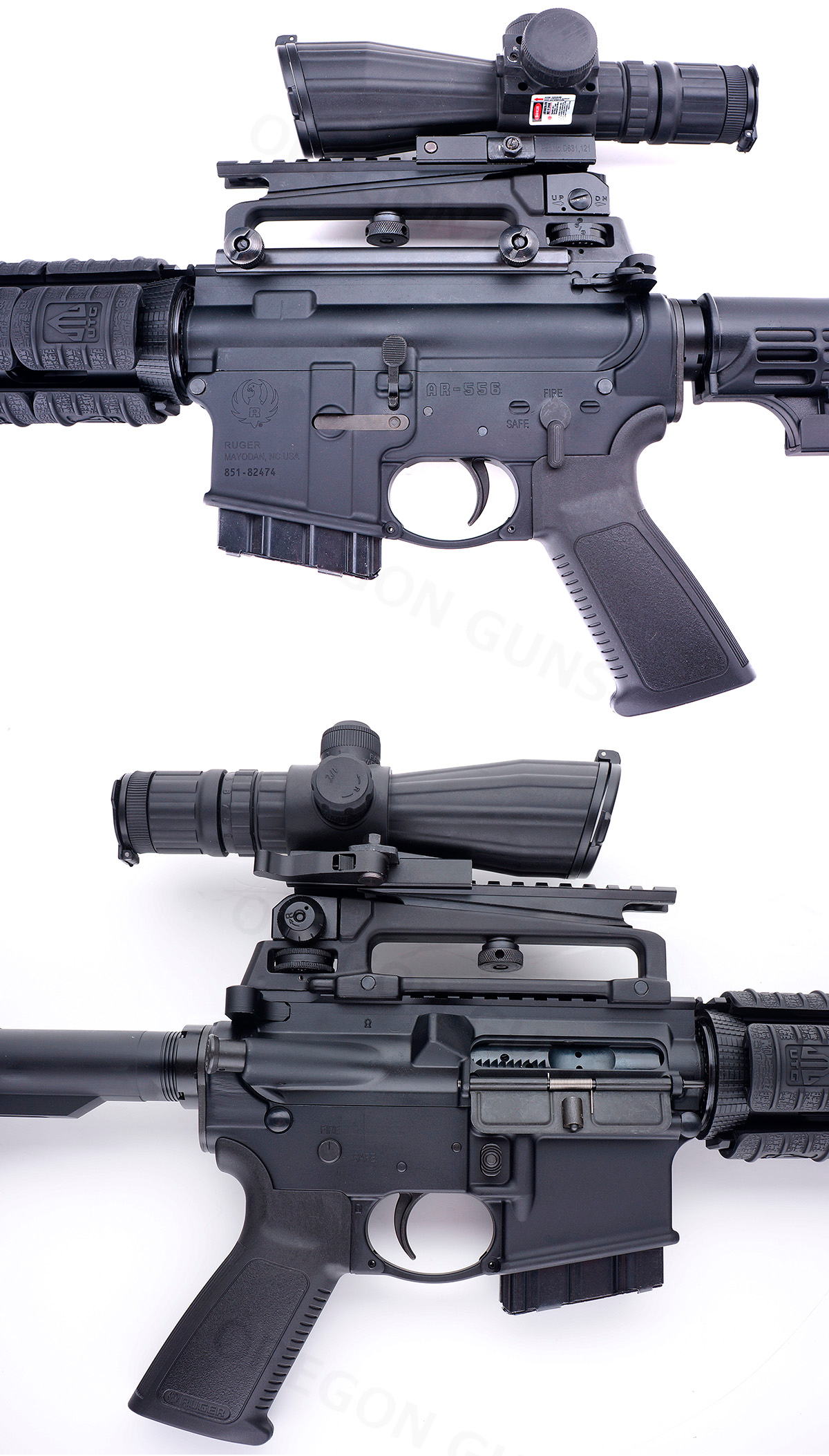 Ruger Ar-556 Ar15 Semiauto Rifle Cal .223/5.56 Nato Sn# 851-82474 5 ...