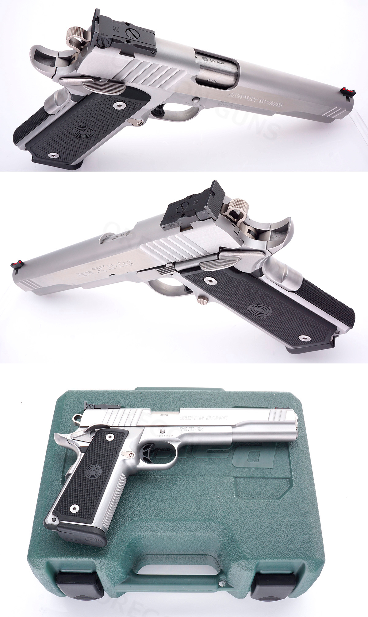 Para Usa Super Hawg Hi-Cap .45 Acp Stainless Steel Pistol In Like New ...