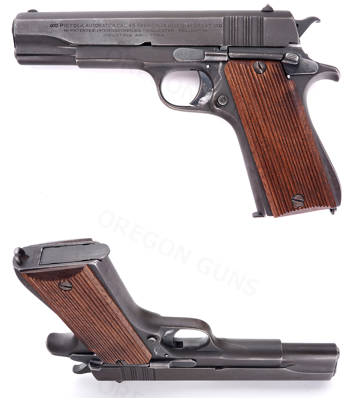 Hispano-Argentina - BALLESTER-MOLINA ARGENTINE (COLT 1911A1) 45 ACP ...