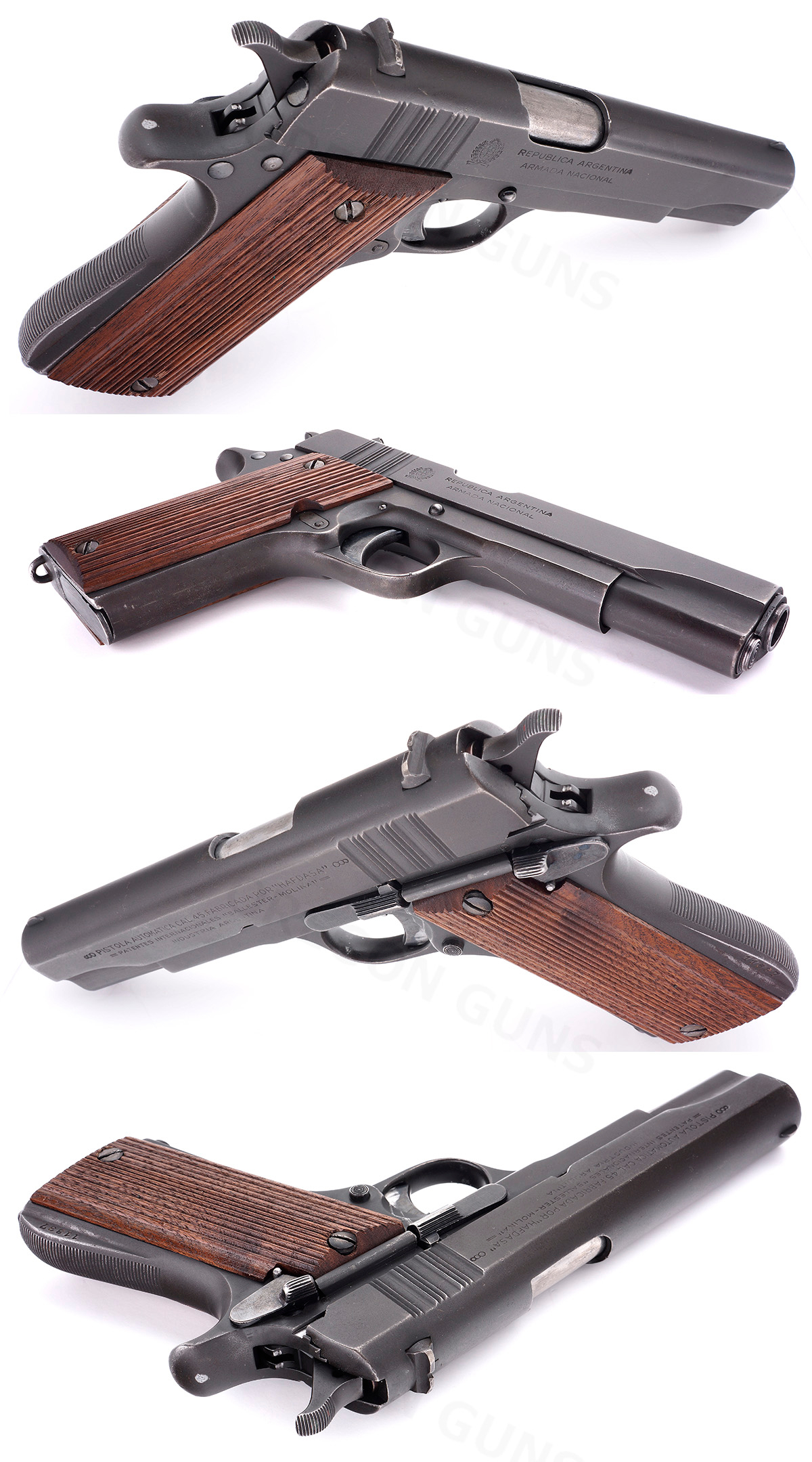Hispano-Argentina Ballester-Molina Argentine (Colt 1911a1) 45 Acp ...