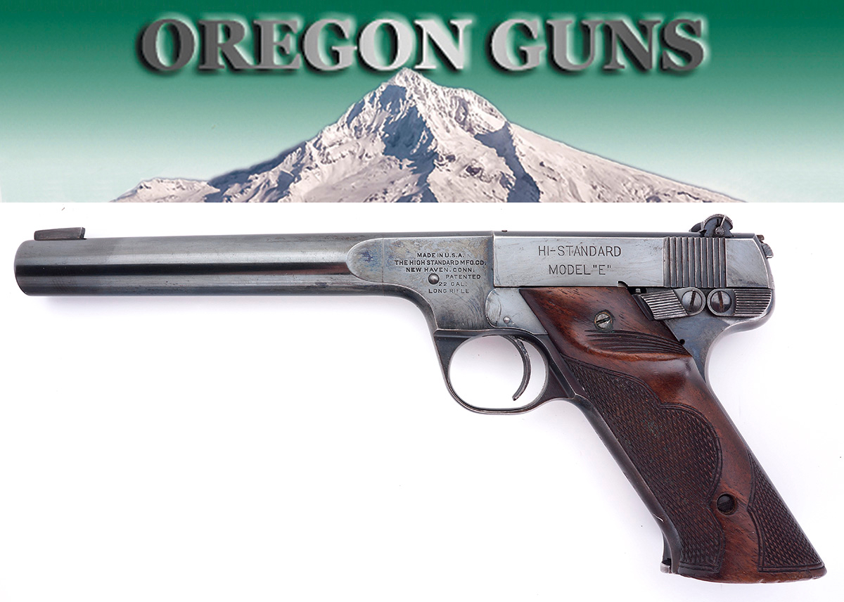 High Standard Hi-Standard Model E Semi-Auto Target Pistol .22 Lr C&R Ok ...