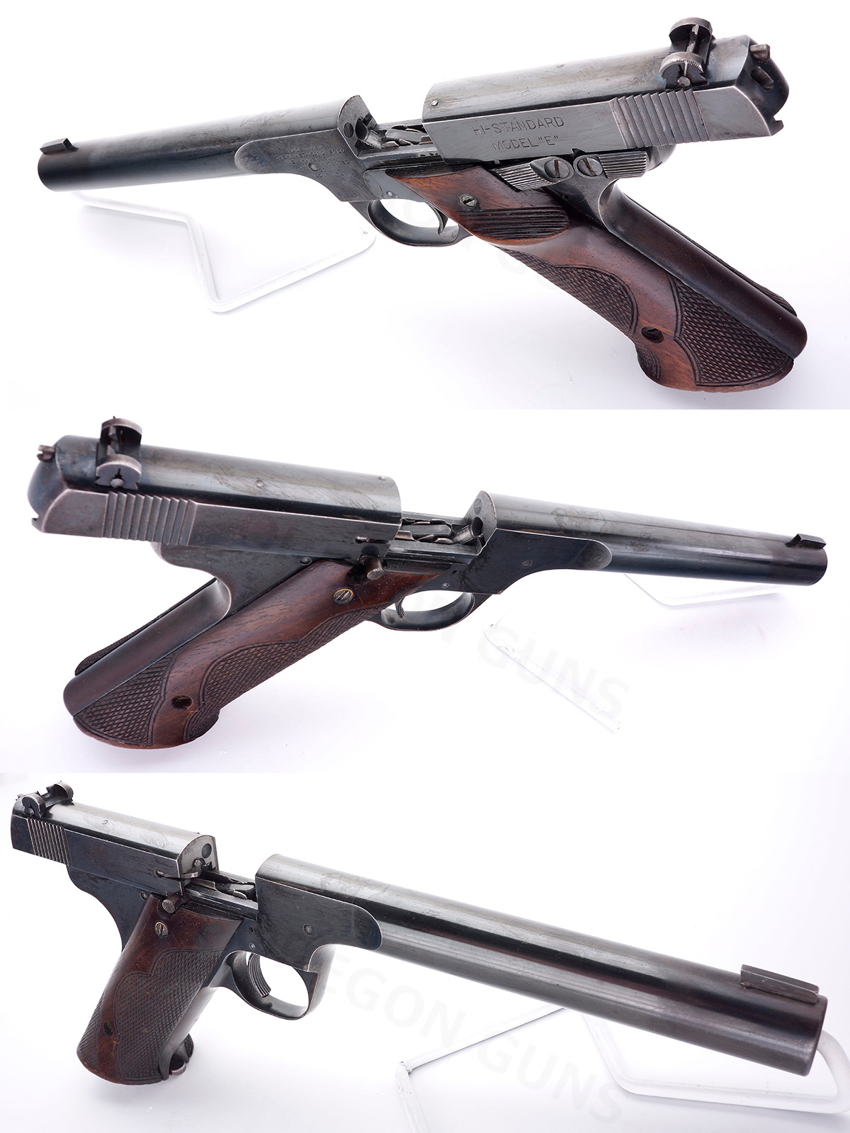 High Standard Hi-Standard Model E Semi-Auto Target Pistol .22 Lr C&R Ok ...