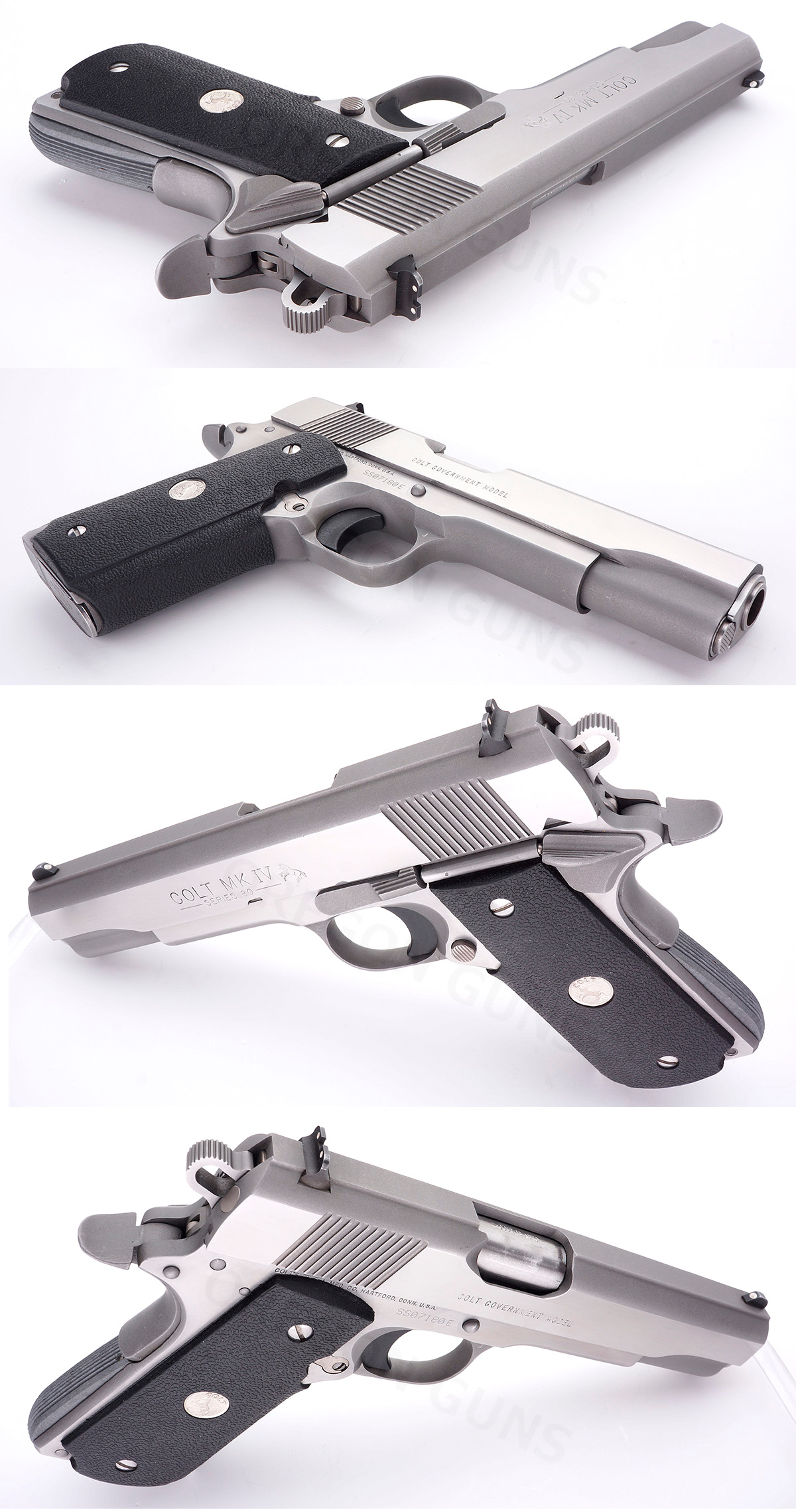 Colts Manufacturing Company Colt Government Enhanced Model Stainless ...