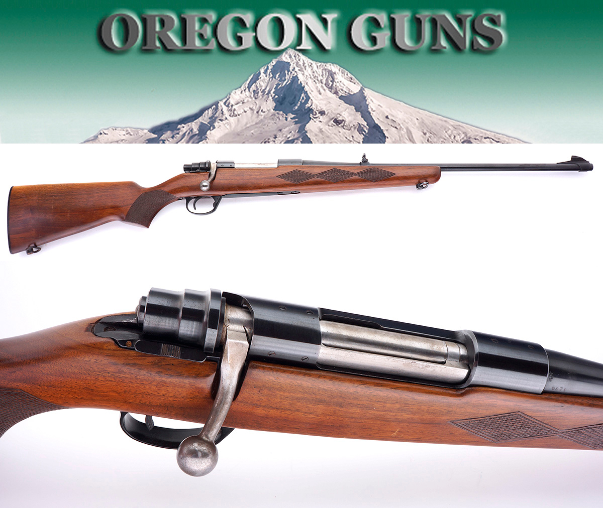 Jc Higgins Model 50 Fn Husqvarna Hva Action High Standard Barrel Bolt ...