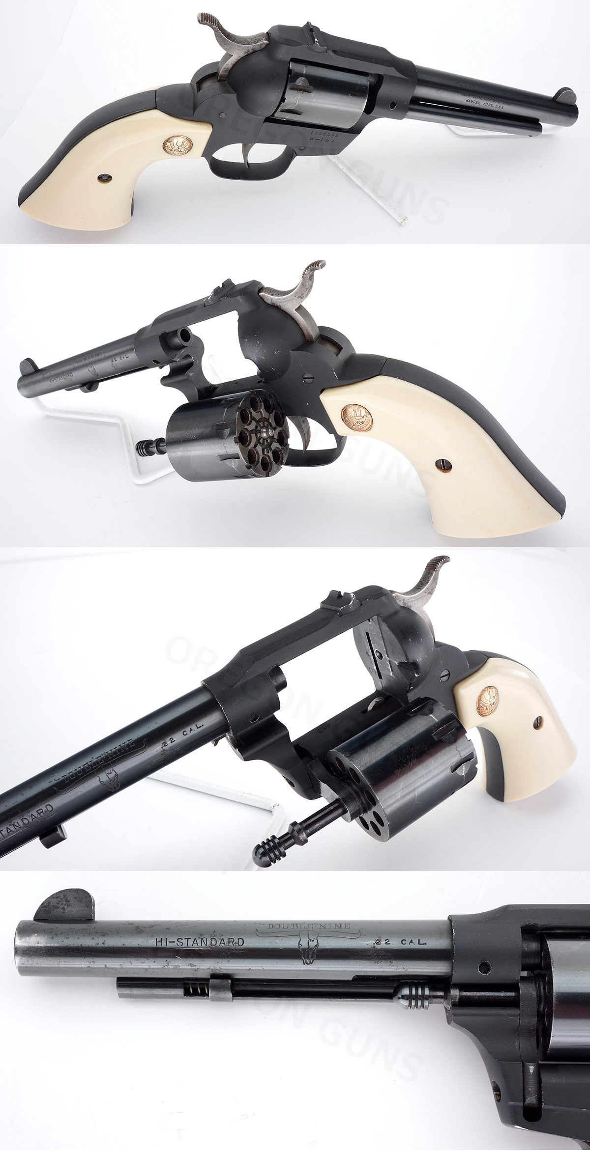 High Standard Hi-Standard Double-Nine Series W-104 Revolver .22 Cal ...