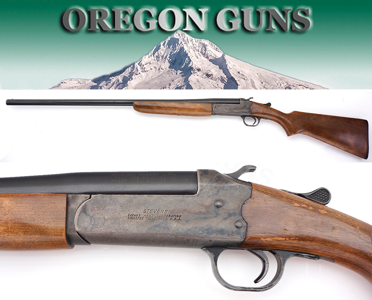 Stevens Arms Savage Arms Model 49c Single Shot Hammer Top-Break 20 Ga ...