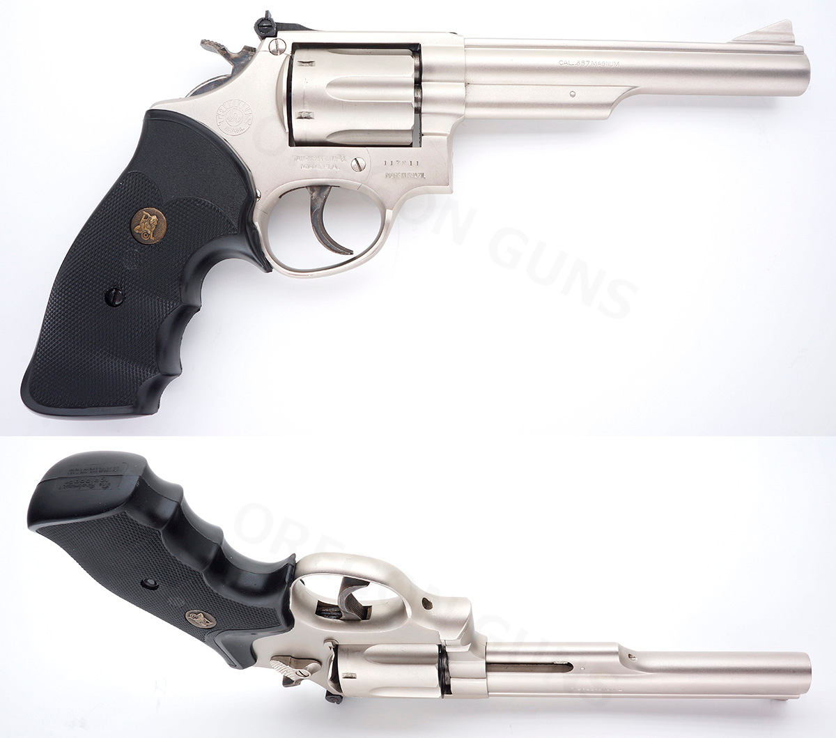 - TAURUS MODEL 66 STAINLESS STEEL REVOLVER 6 INCH BARREL .357 MAG. SN ...