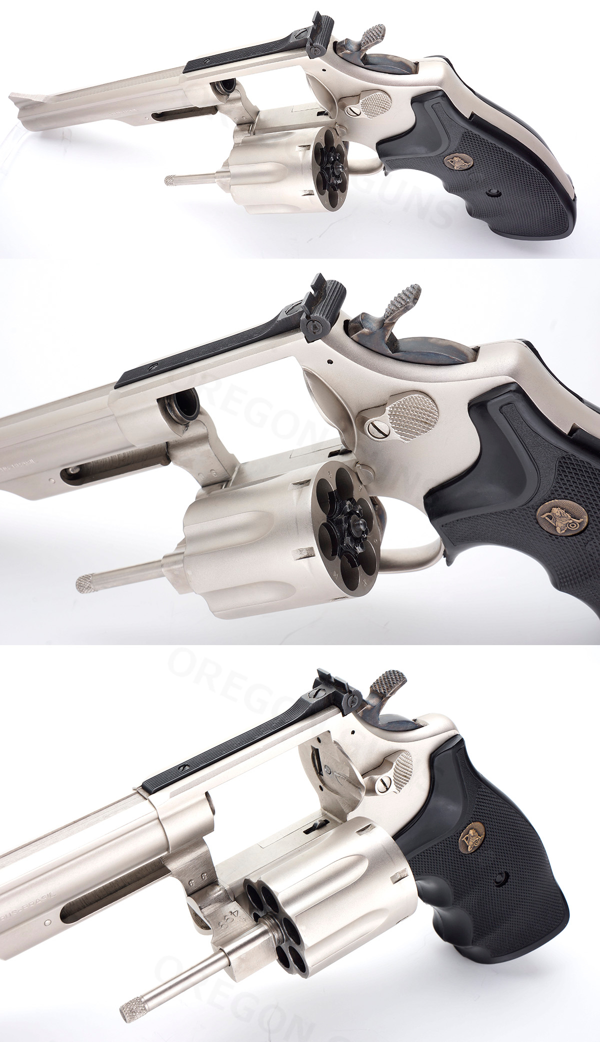 Taurus Model 66 Stainless Steel Revolver 6 Inch Barrel .357 Mag. Sn ...