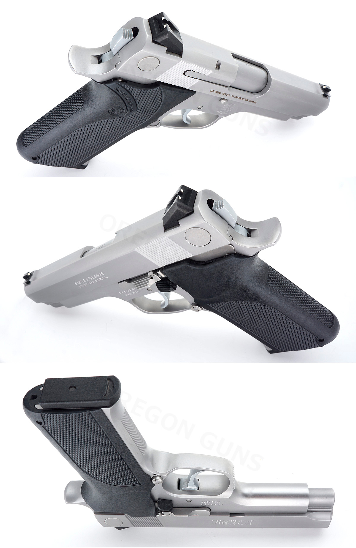 Smith & Wesson S&W Model 1076 Stainless Steel Semiauto 10 Mm Pistol ...