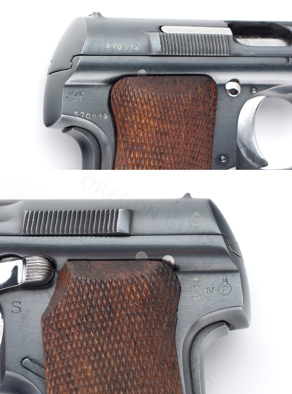 Astra-Unceta Astra Model 300 Semi Pistol 9mm Kurz (380 Acp) Mfg 1943 C ...