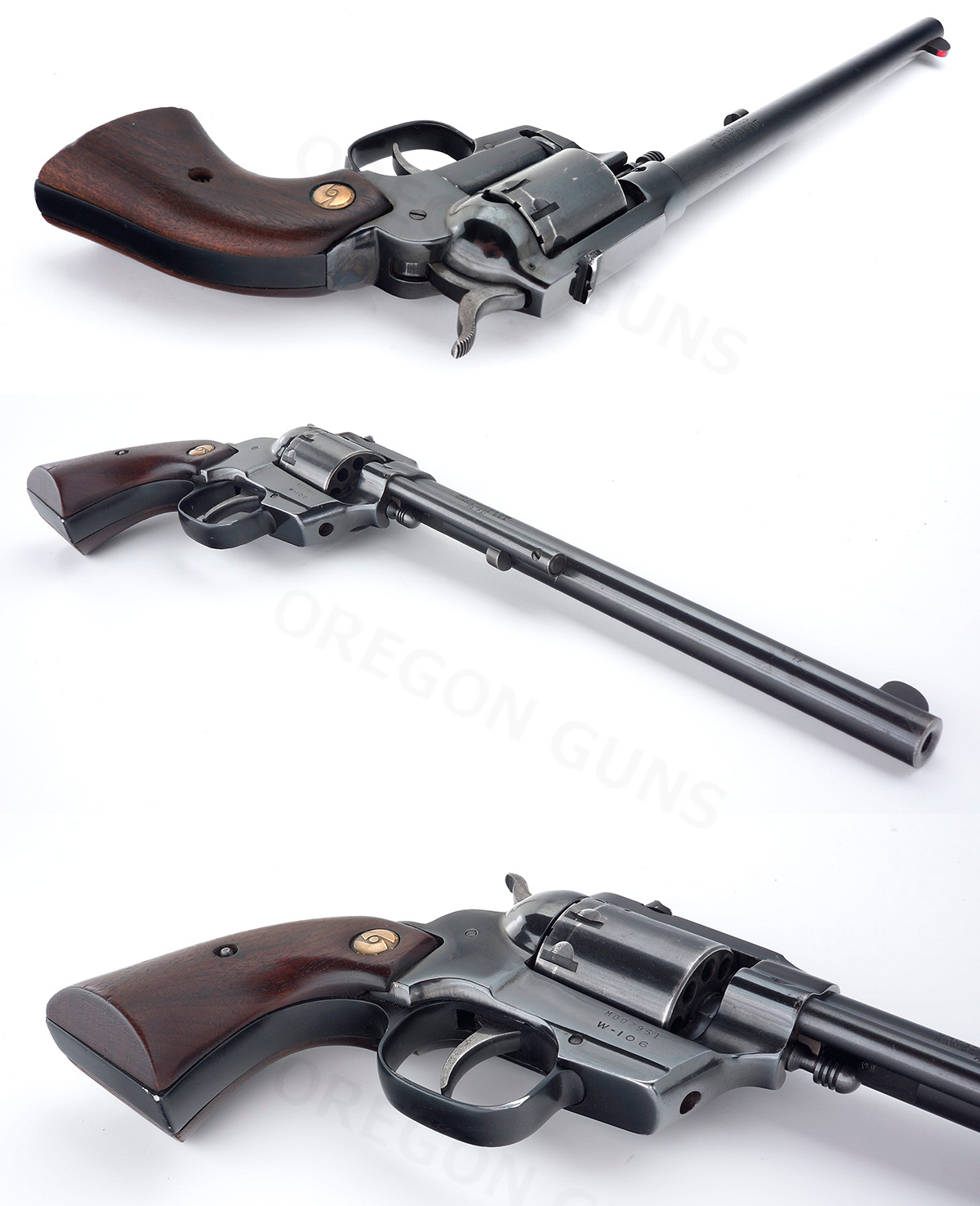 High Standard Longhorn Revolver 9-1/2 Barrel 9 Shot .22 Lr Sn# M002951 ...